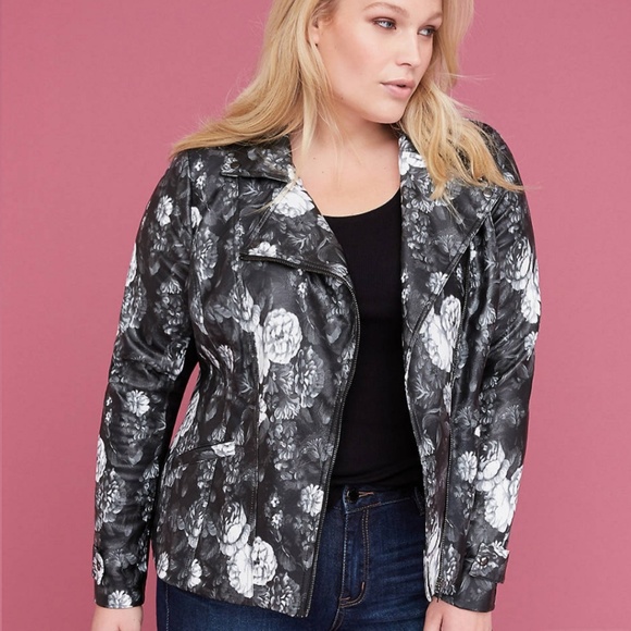 Lane Bryant | Jackets & Coats | Nwt Lane Bryant Faux Leather Moto ...